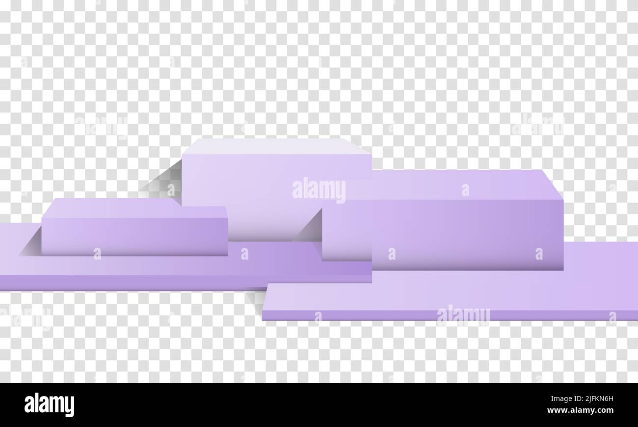 3d rendering beige podium Stock Vector Images - Alamy