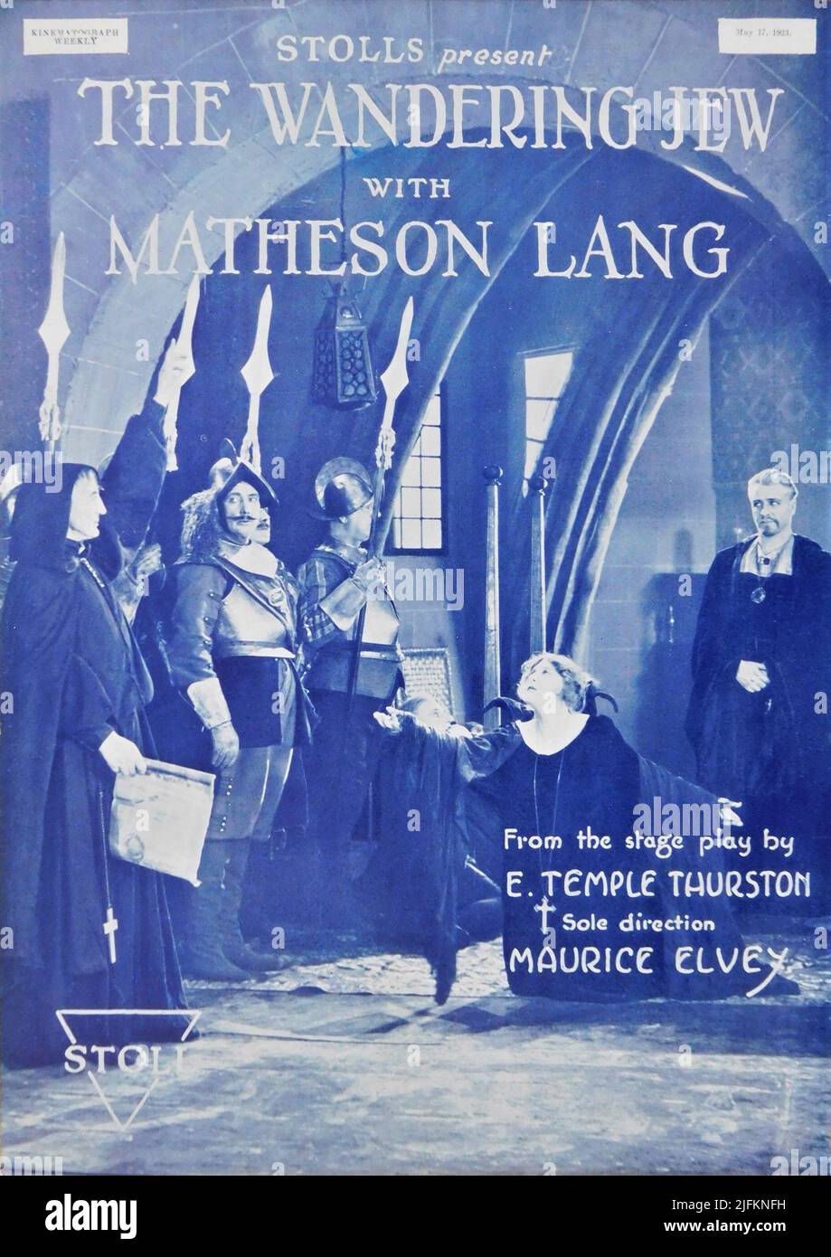 ISOBEL ELSOM and MATHESON LANG in THE WANDERING JEW 1923 director ...