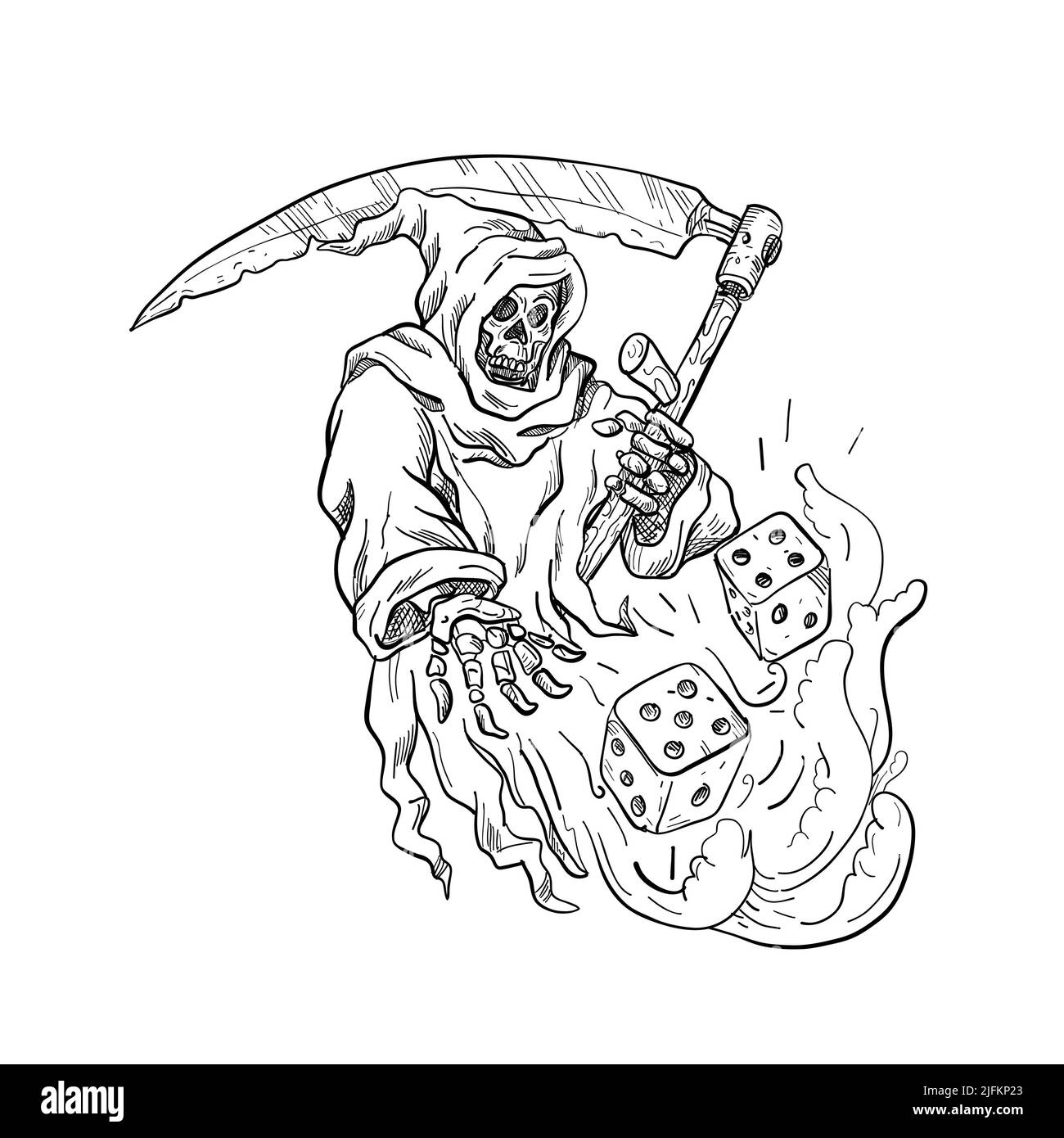 Reaper Tattoo Drawings