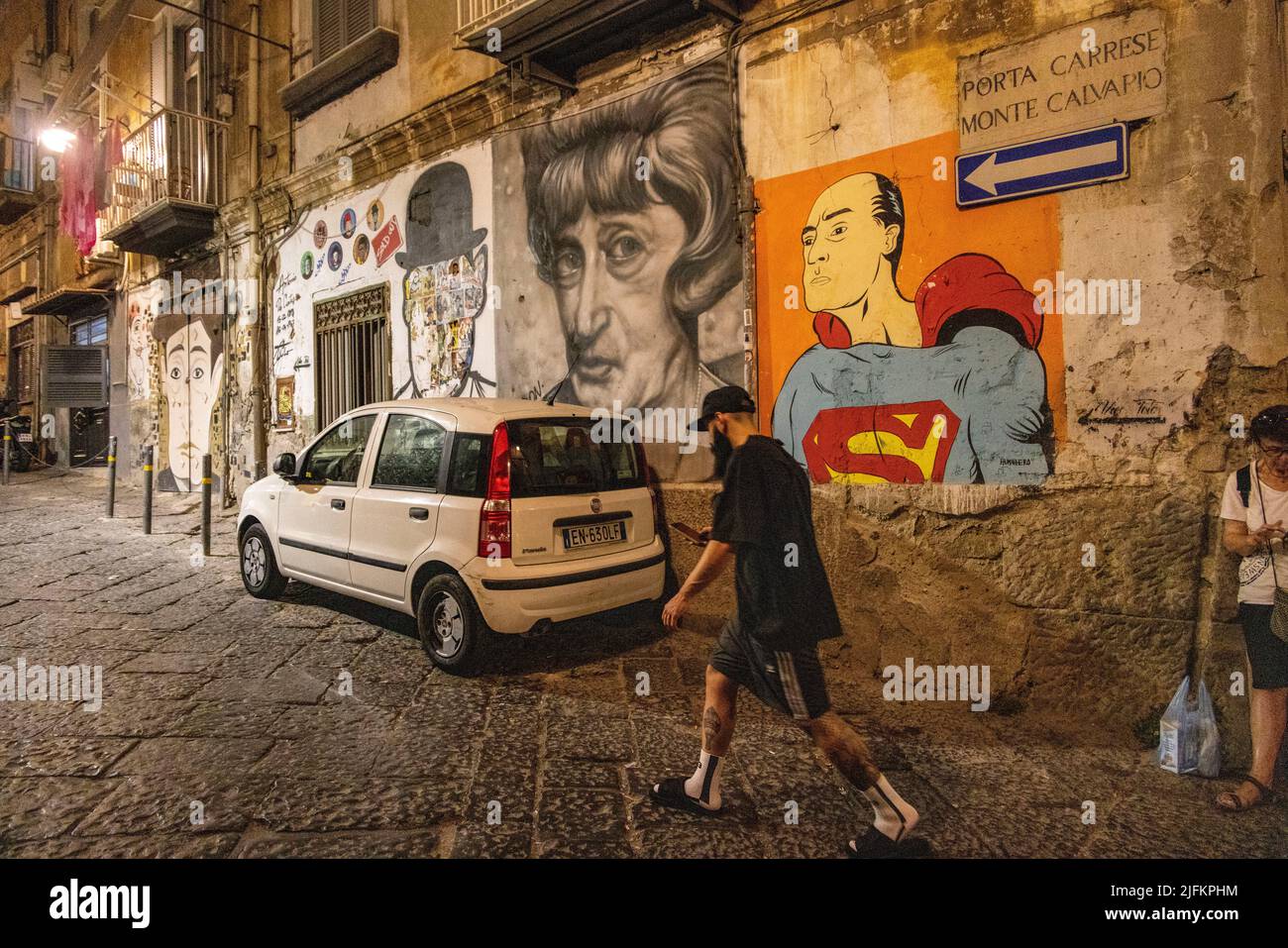 Naples mural spanish hi-res stock photography and images - Alamy