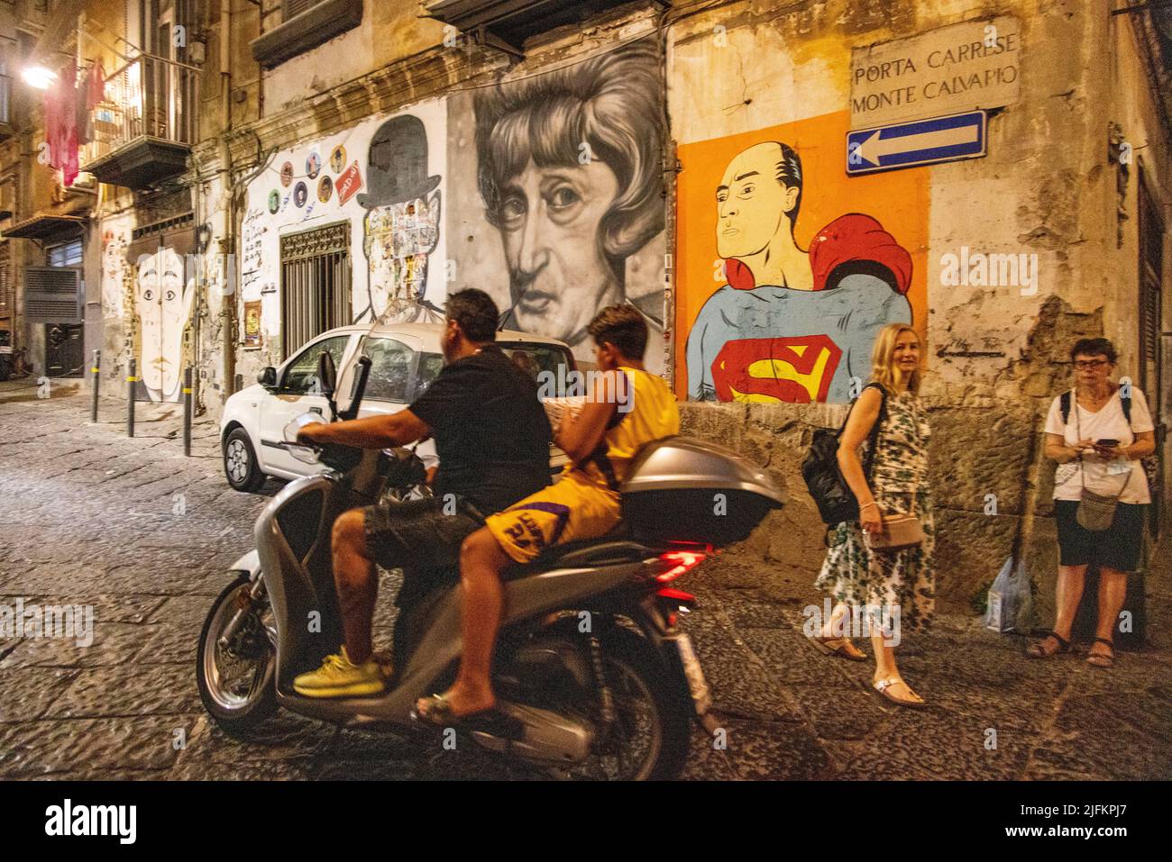 Naples mural spanish hi-res stock photography and images - Alamy