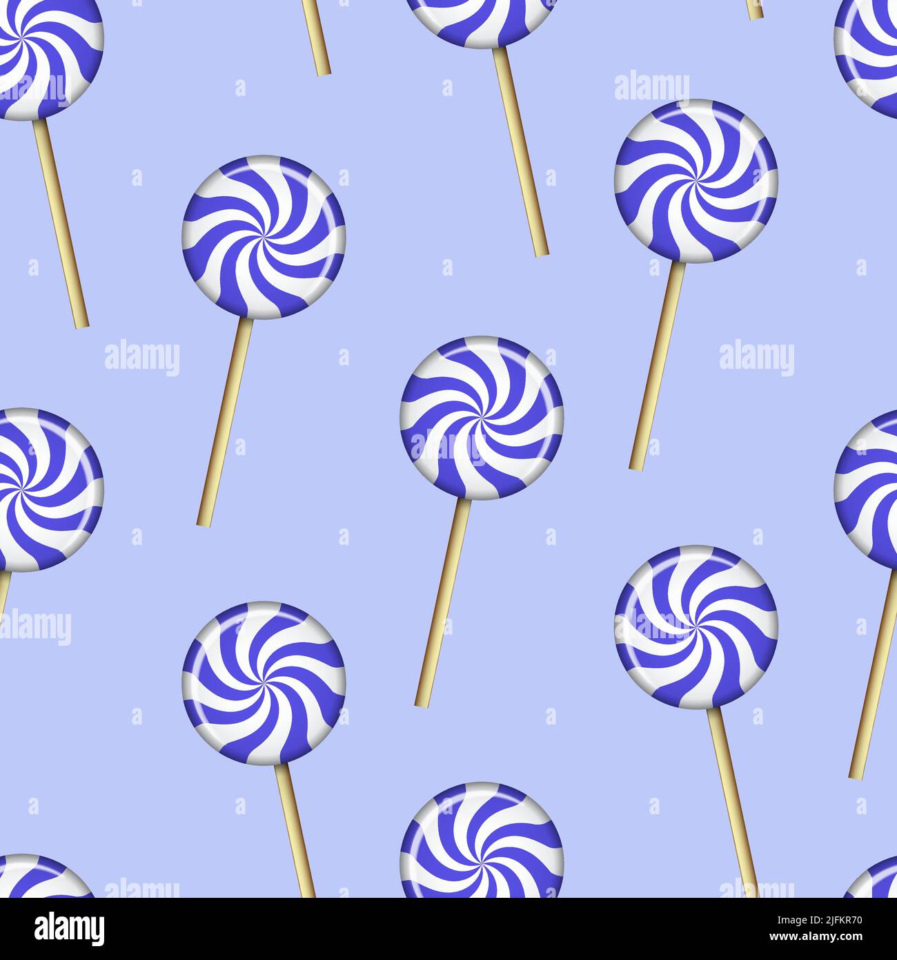 Seamless pattern with purple lollipops isolated background. Cartoon ...