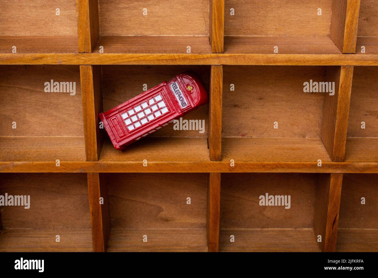 British style phone booth hi-res stock photography and images - Alamy