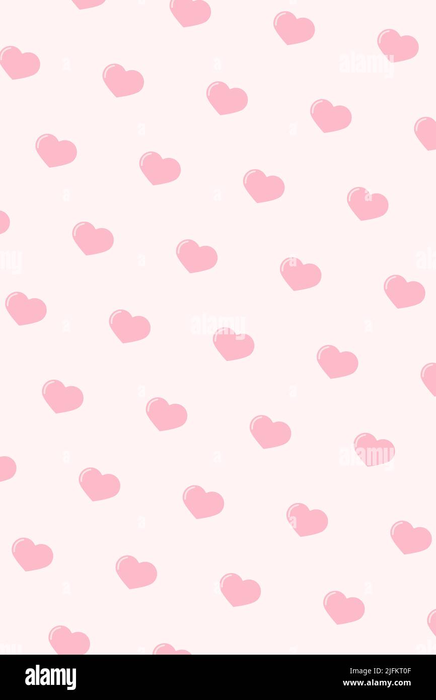 Pink love pattern. Baby Girl Party Decoration. Vector illustration ...