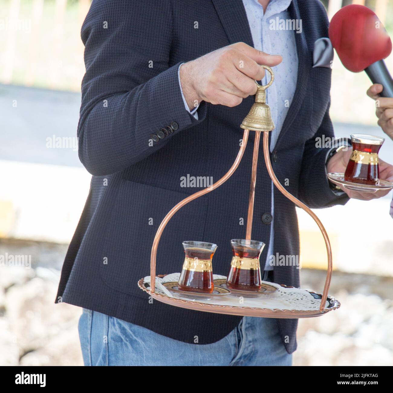 Traditional turkish tea glass hi-res stock photography and images - Alamy