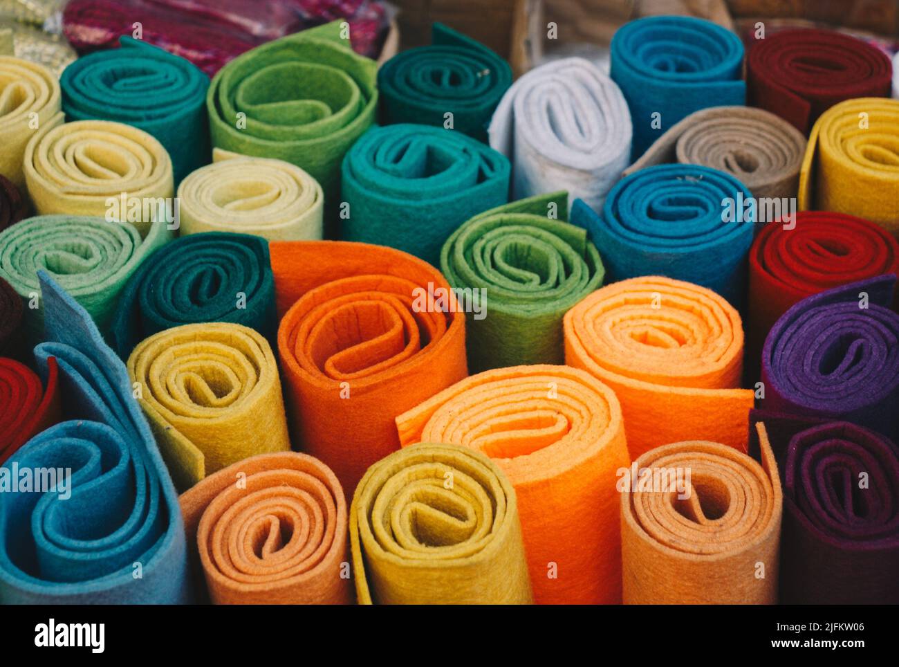 Fabric rolls hi-res stock photography and images - Alamy