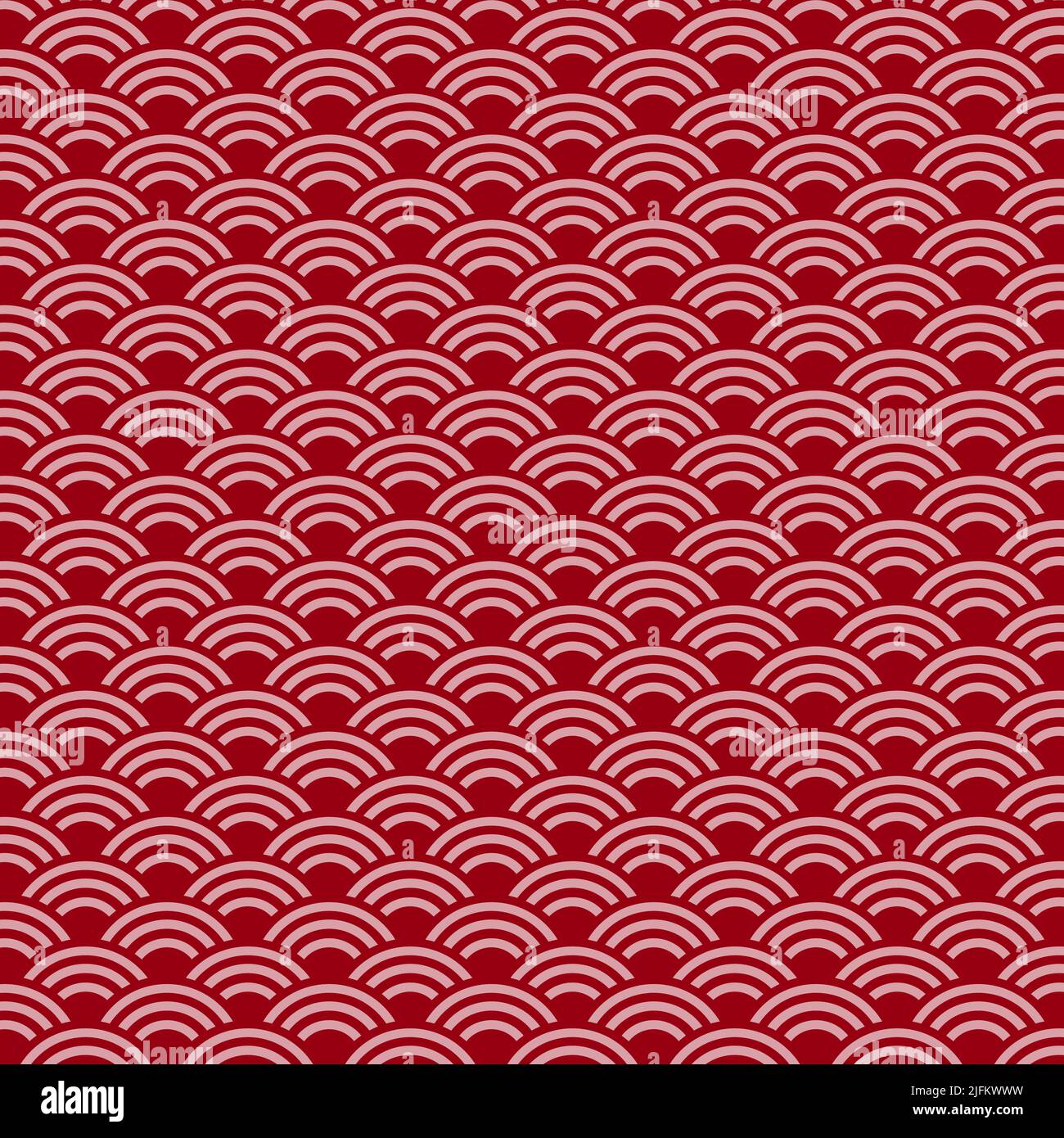 Japanese seamless pattern. Vector background of japanese wave pattern. Vector illustration Stock ...