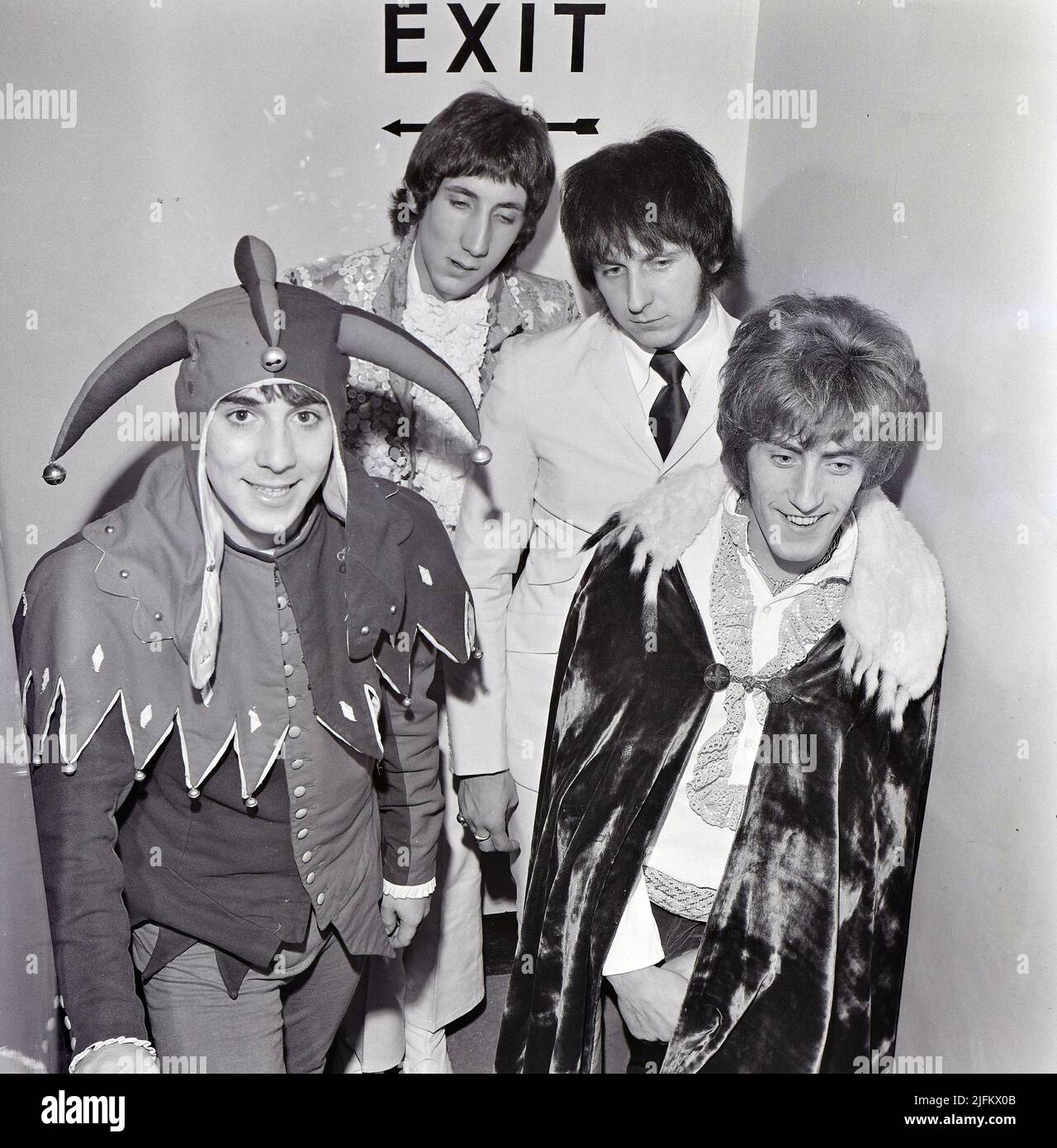 THE WHO UK rock group in October 1967. From left: Keith Moon, Pete ...