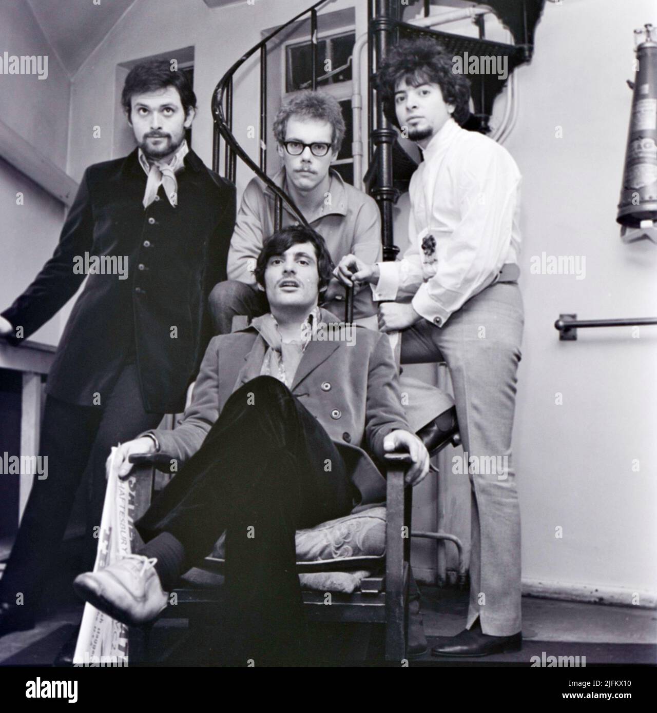 VANILLA FUDGE English pop group in November 1967. From left: Mark Stein ...