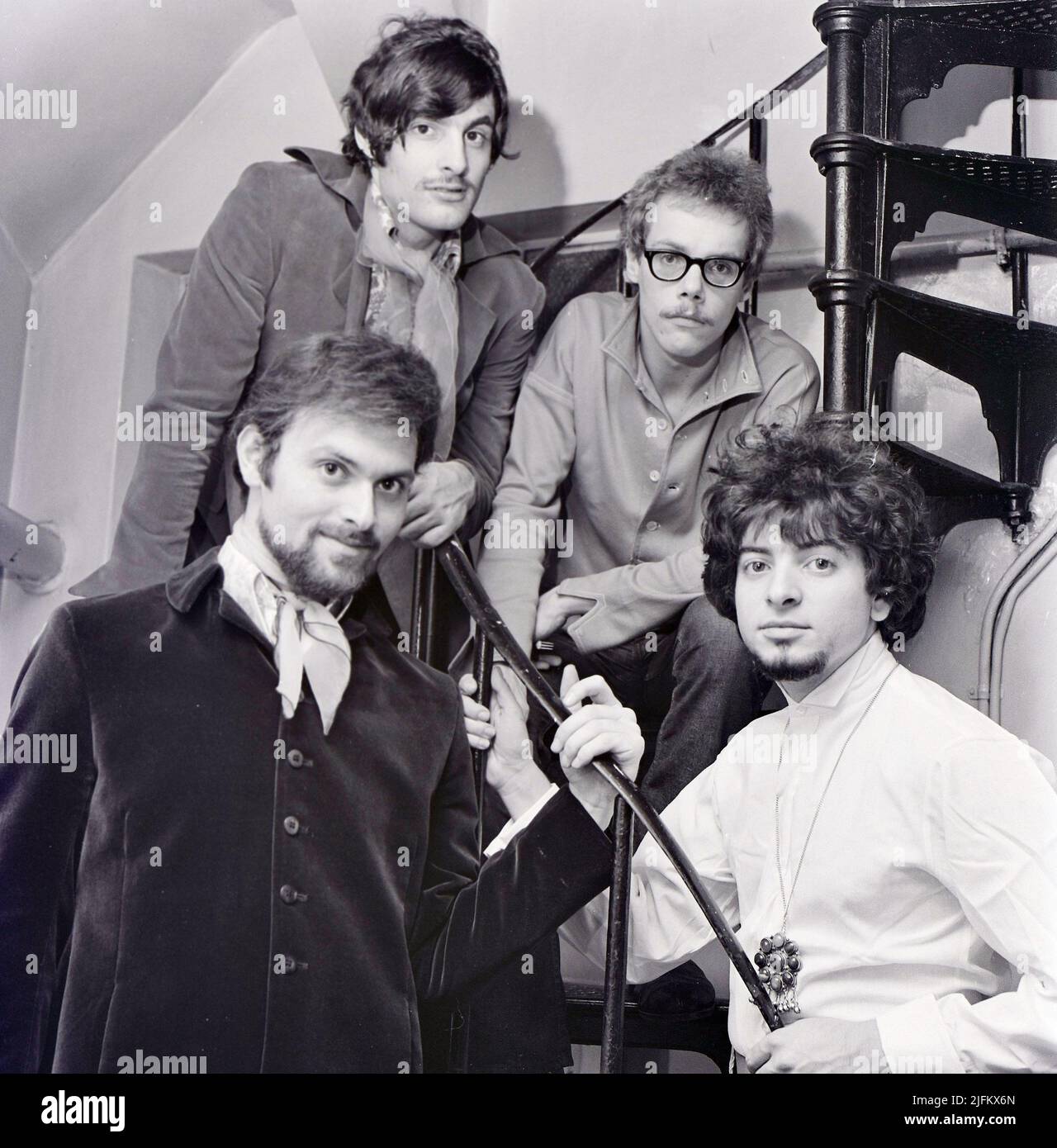 VANILLA FUDGE English pop group in November 1967. From left: Mark Stein ...