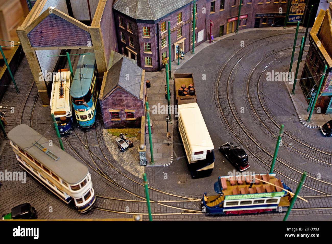 County End 00 Gauge Tram layout, Model Rail show, Heworth, York ...