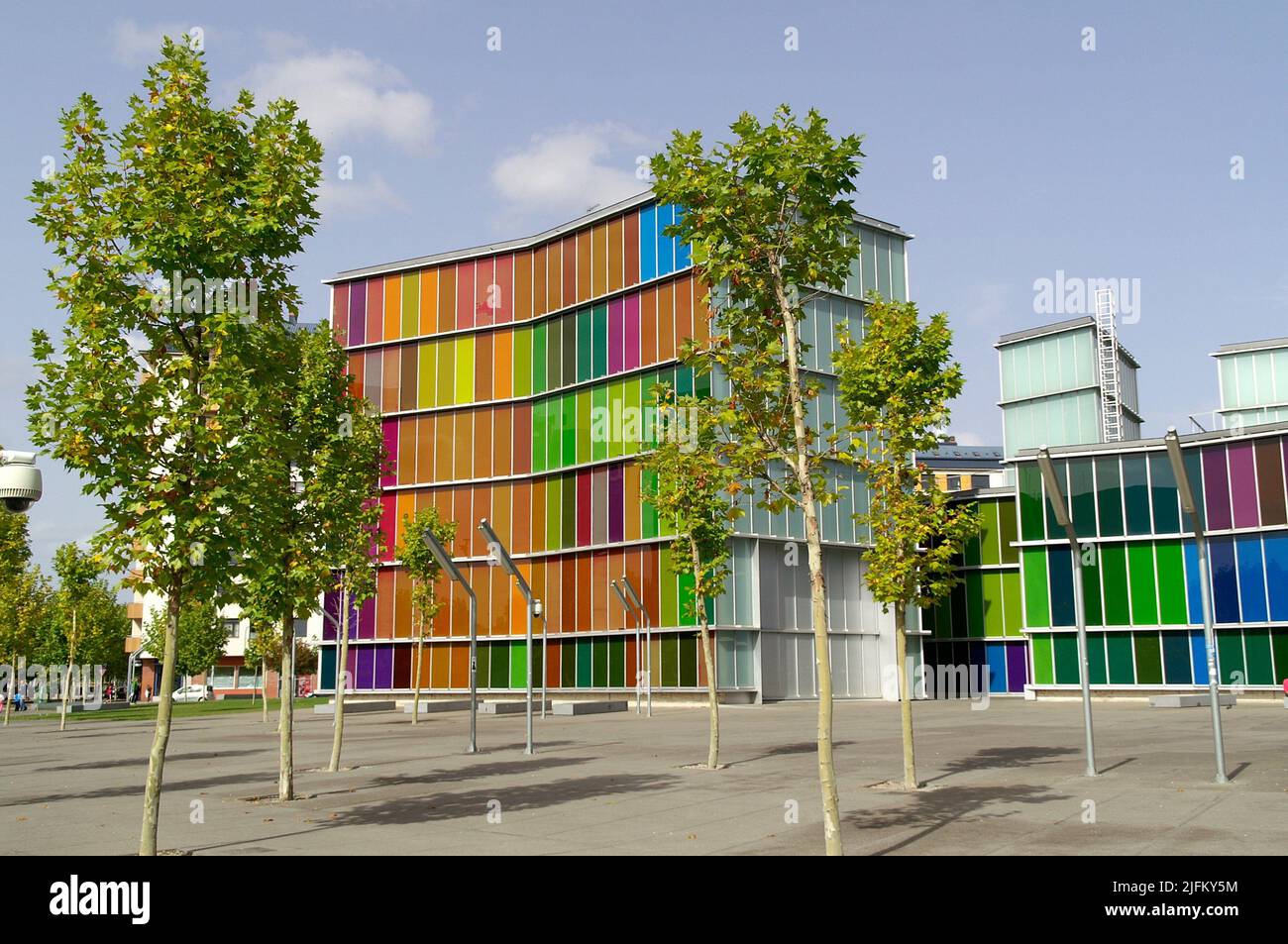 Leon (Spain). Exterior of the Museum of Contemporary Art of Castilla y ...