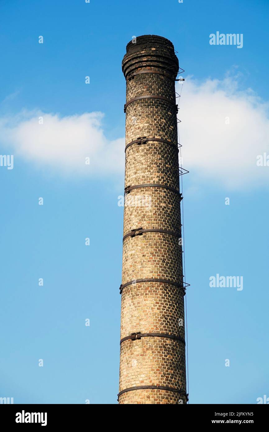 Brick pipe for industrial enterprises Stock Photo - Alamy