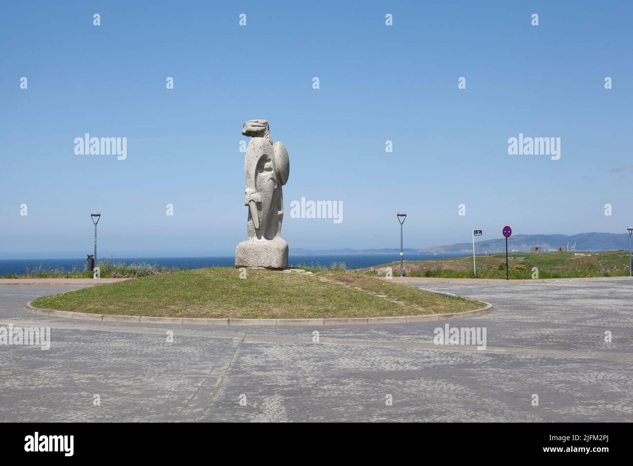 Breogan statue hi-res stock photography and images - Alamy