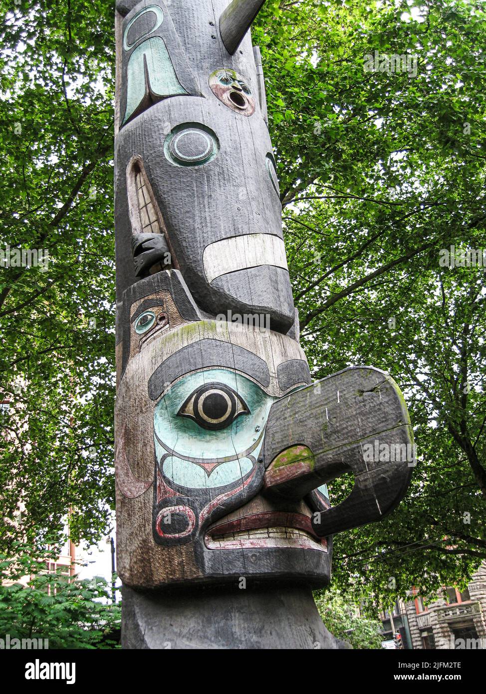 Totem pole pioneer square hi-res stock photography and images - Alamy