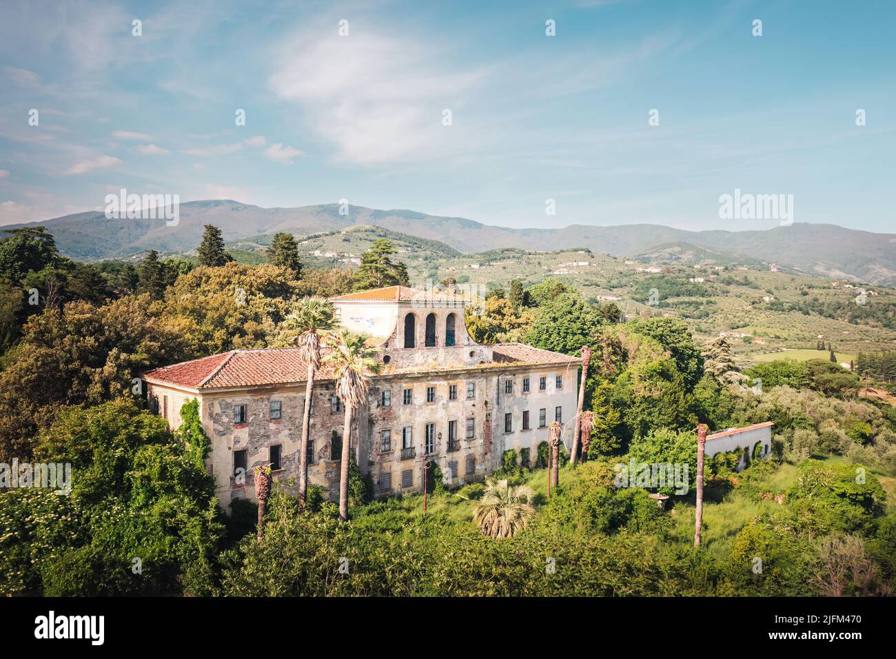 Aerial view abandoned village on hi-res stock photography and images ...