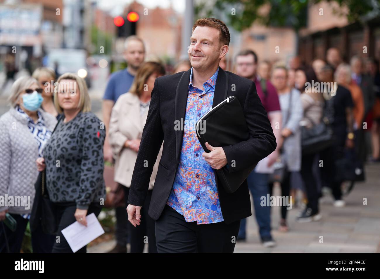 Ex-BBC presenter Alex Belfield arrives at Nottingham Crown Court for ...