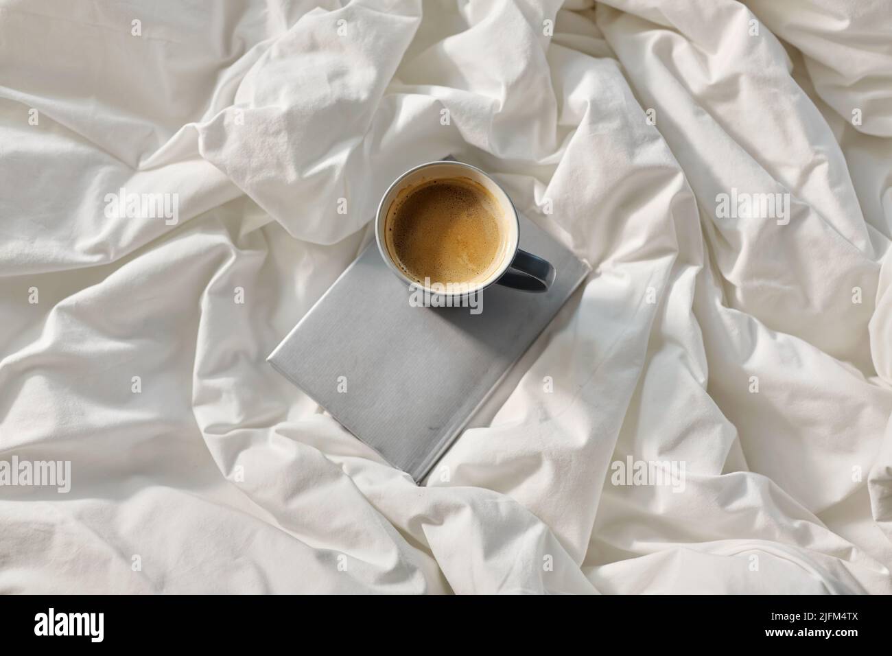 Bedroom book cup coffee hi-res stock photography and images - Alamy