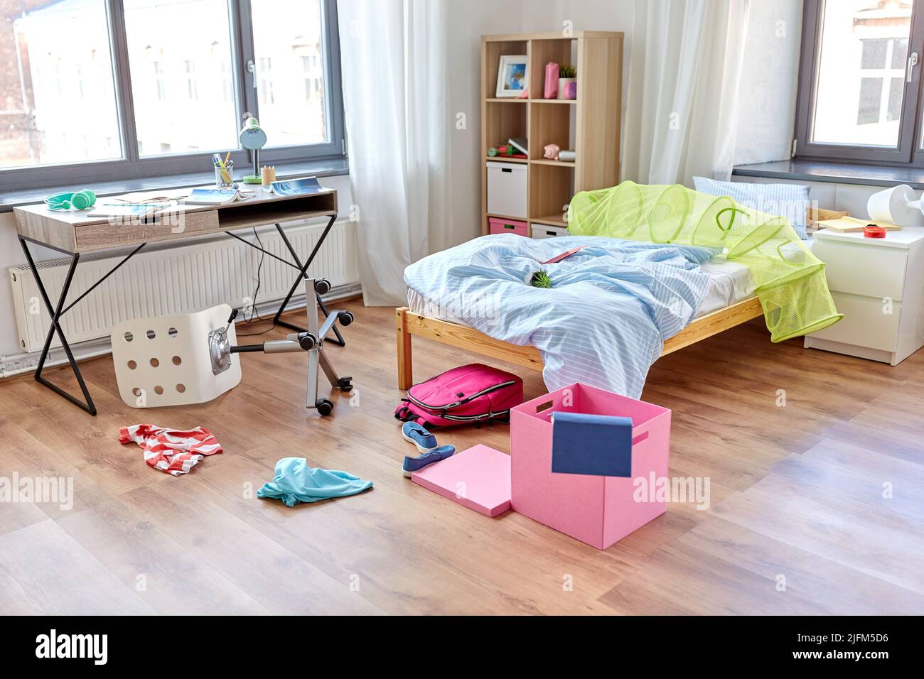 Messy school backpack hi-res stock photography and images - Alamy