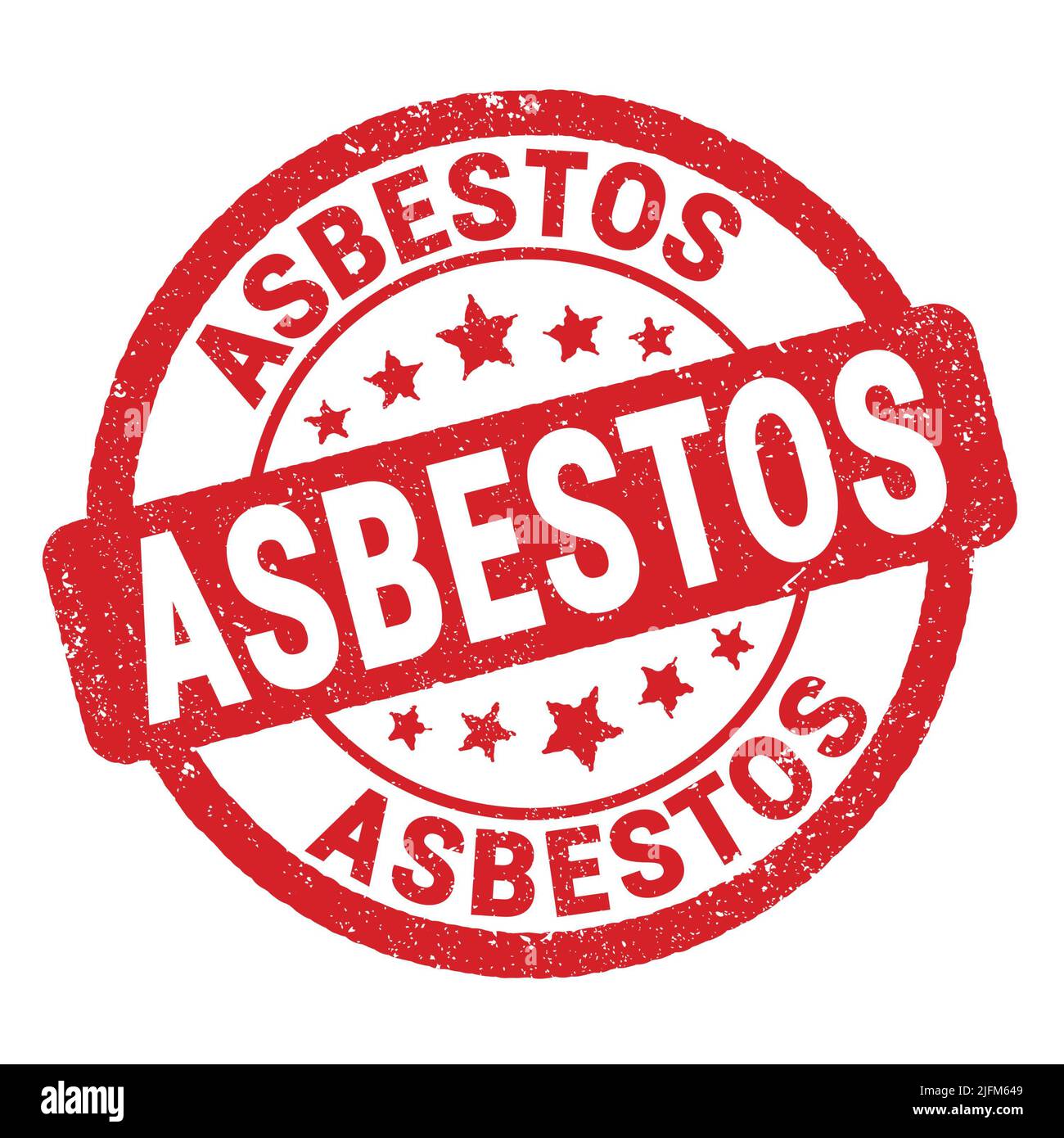 ASBESTOS text written on red grungy stamp sign Stock Photo - Alamy