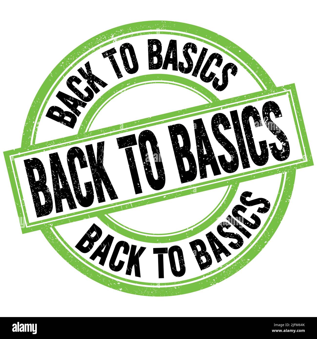 Back to basics stamp hi-res stock photography and images - Alamy