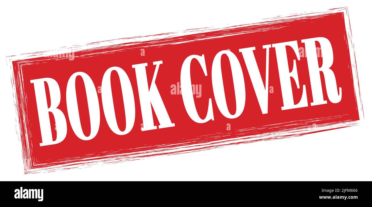 BOOK COVER text written on red rectangle stamp sign Stock Photo - Alamy