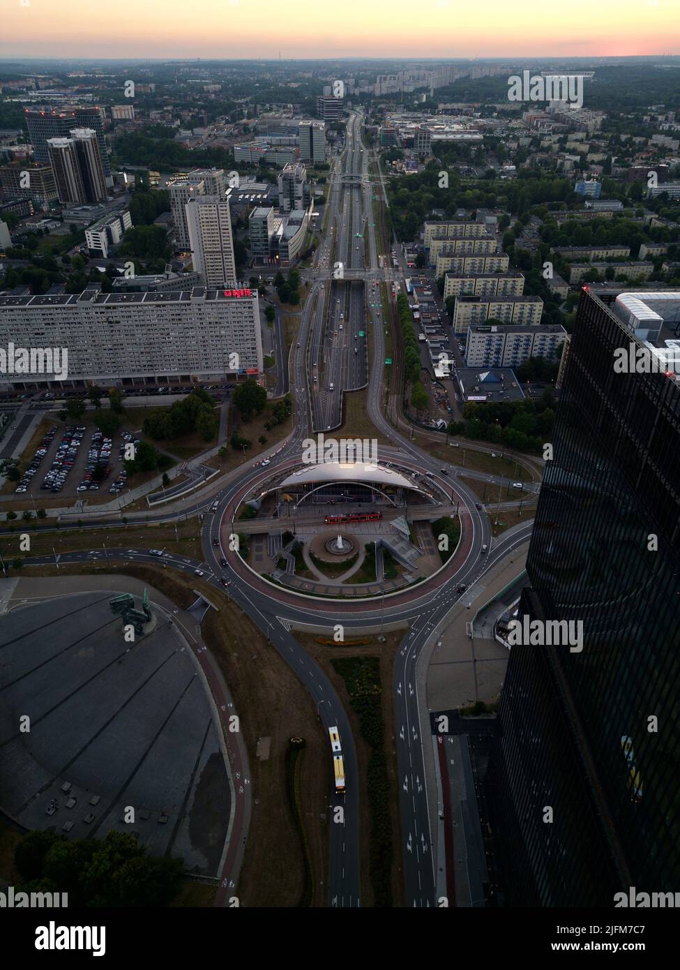 Katowice roundabout hi-res stock photography and images - Alamy