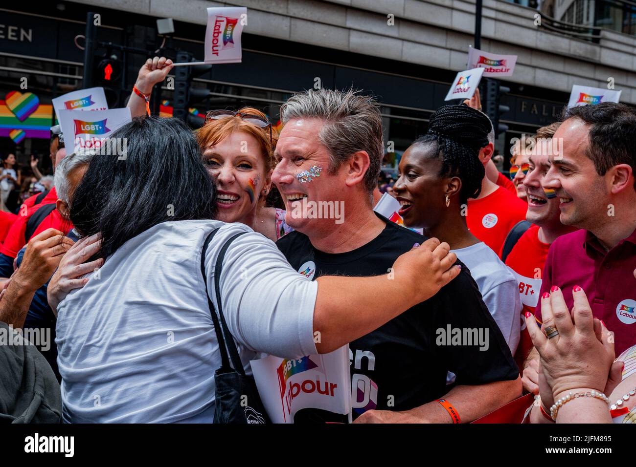 Labour Party Leader Keir Starmer and Shadow Chancellor Angela Rayner ...