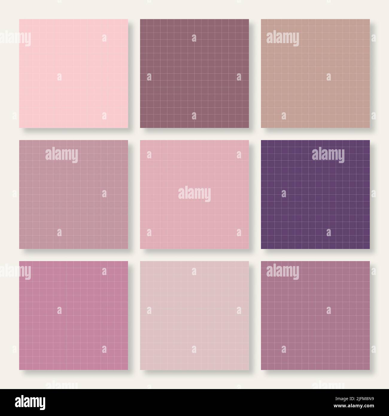Grid vector background set. Pattern abstract geometry grid template ...