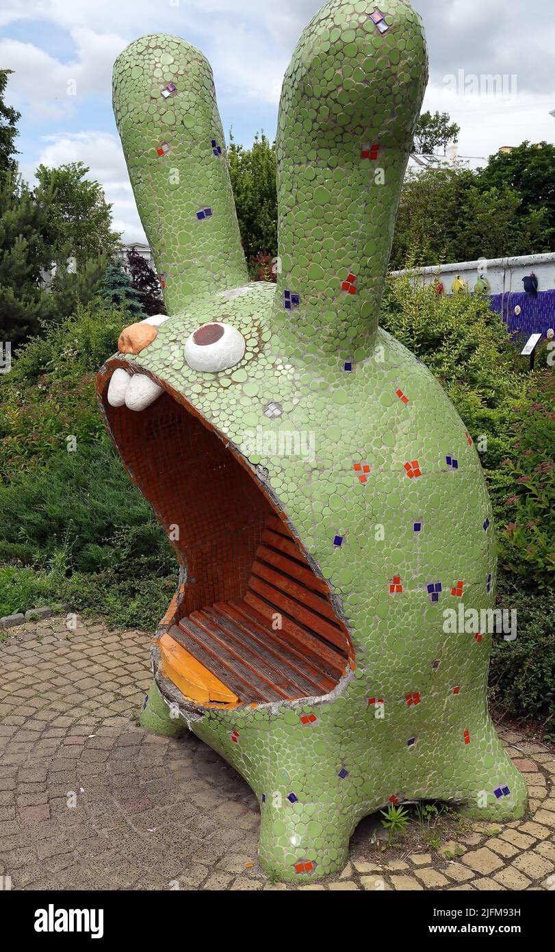 Kiev, Ukraine July 13, 2021: Children's playground with fairy-tale ...