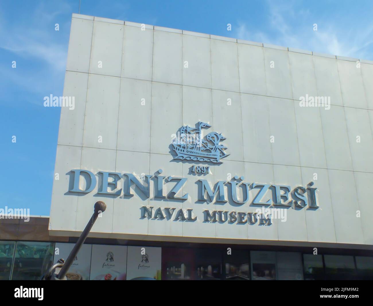 A view from the Naval Museum in Besiktas (AKA Deniz Müzesi), Istanbul ...