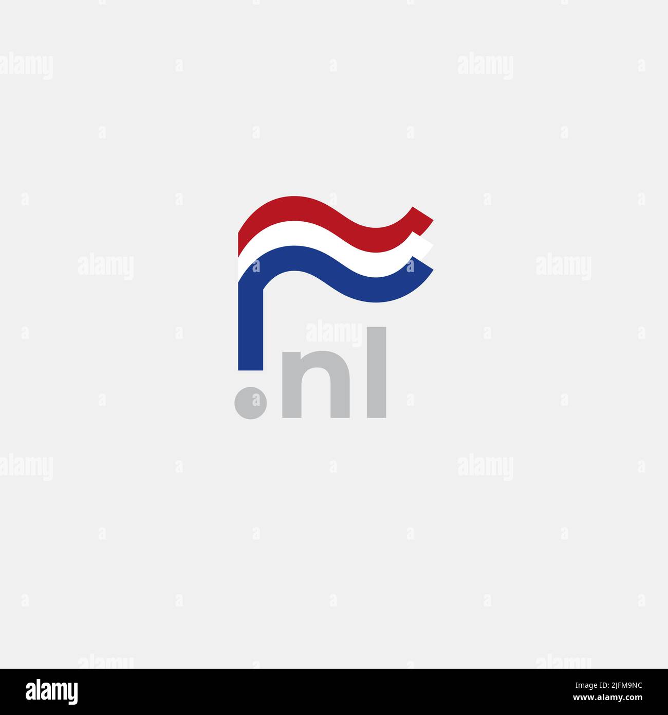 Netherlands flag icon. Original simple design of the holland flag on ...