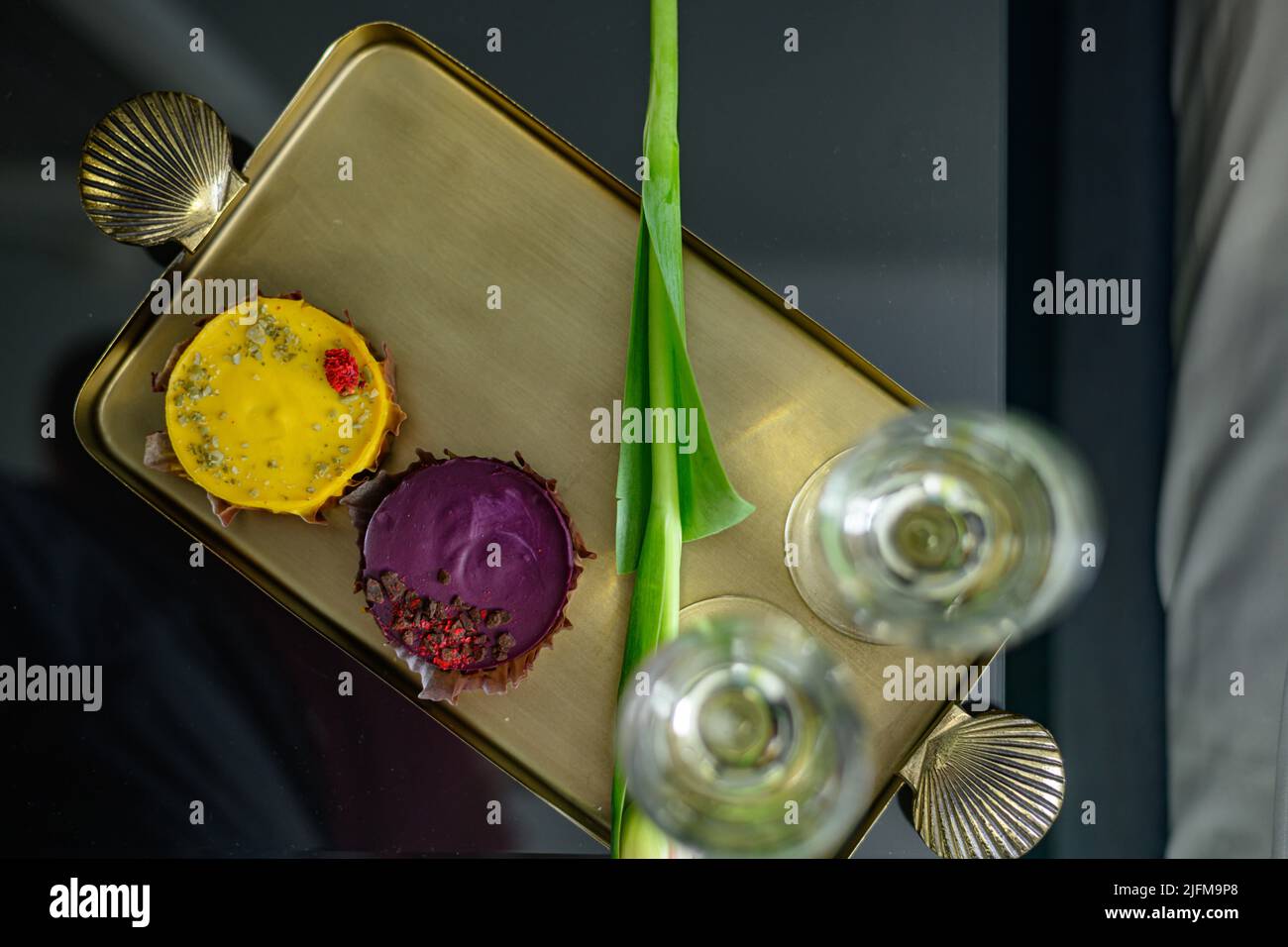 Hotel welcome drink Stock Photo - Alamy