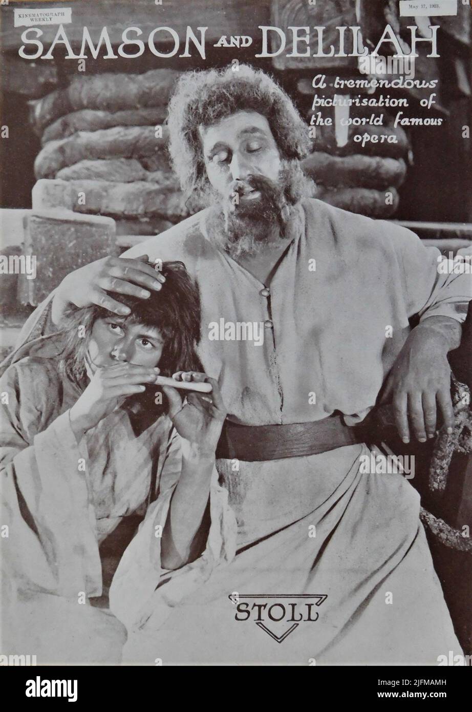 ALFREDO GALOAR in SAMSON AND DELILAH / SAMSON UND DELILA 1922 director ALEXANDER KORDA writers ...