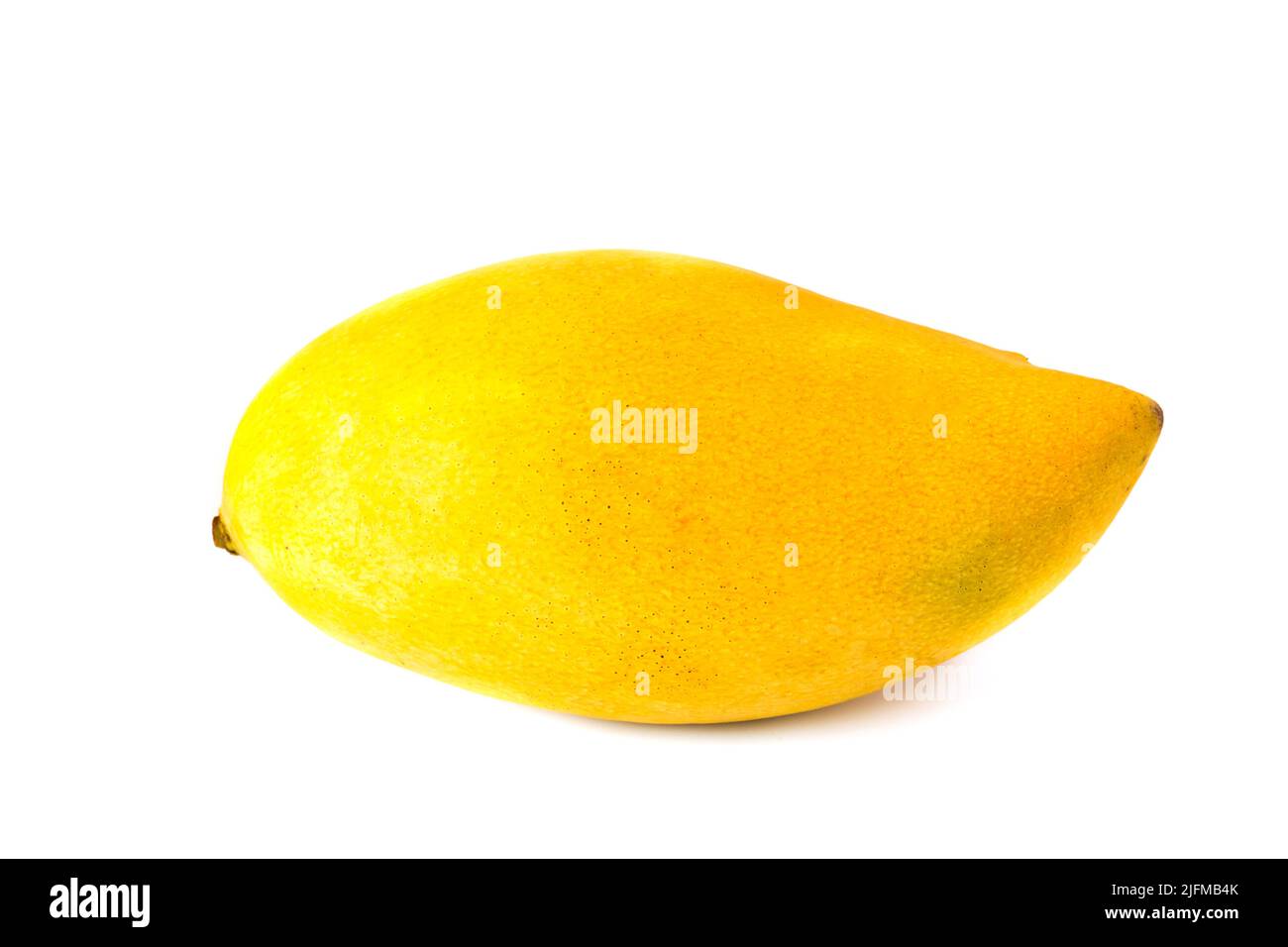 Yellow mango isolated on the white background Stock Photo - Alamy