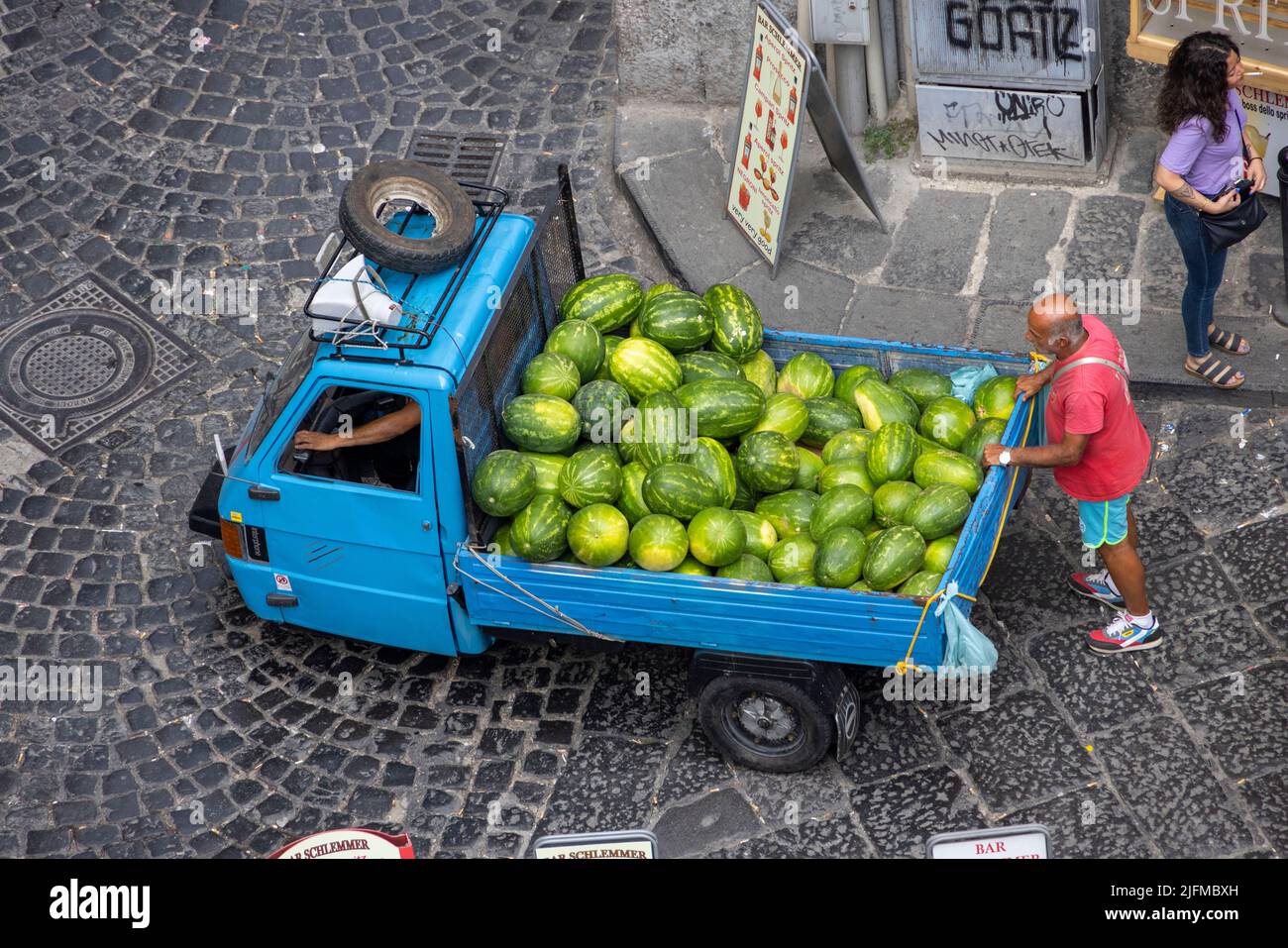 Watermelon seller man hi-res stock photography and images - Alamy