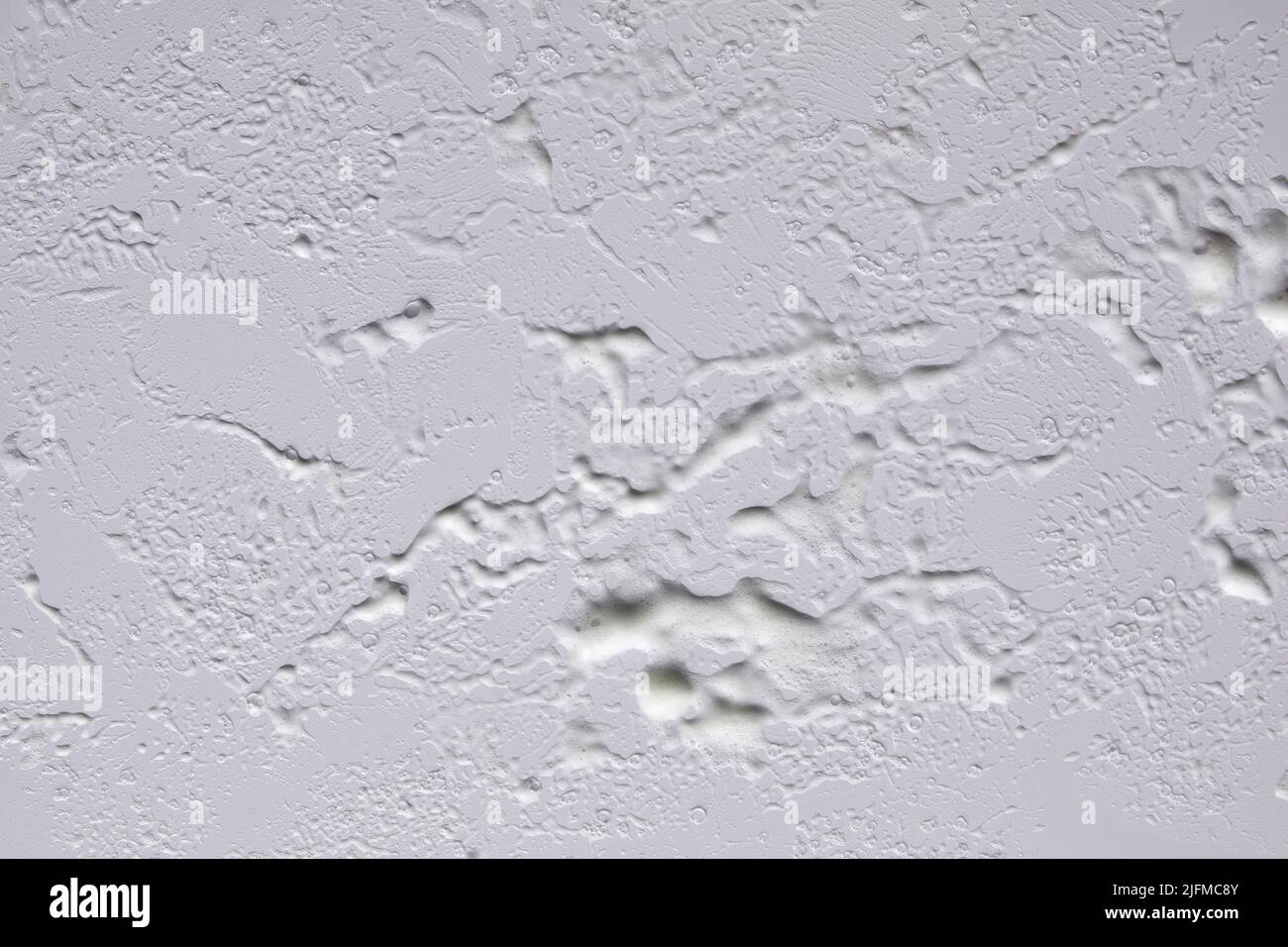 Texture of white soap foam with bubbles abstract grey background, Soap ...