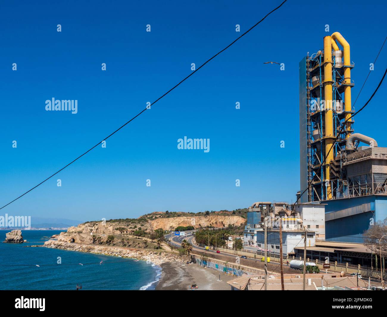 Cement factory on coast in hi-res stock photography and images - Alamy