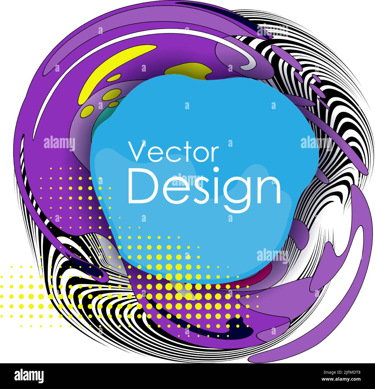 Color Liquid Wave flow frame. Abstract colorful shape Stock Vector Image & Art - Alamy