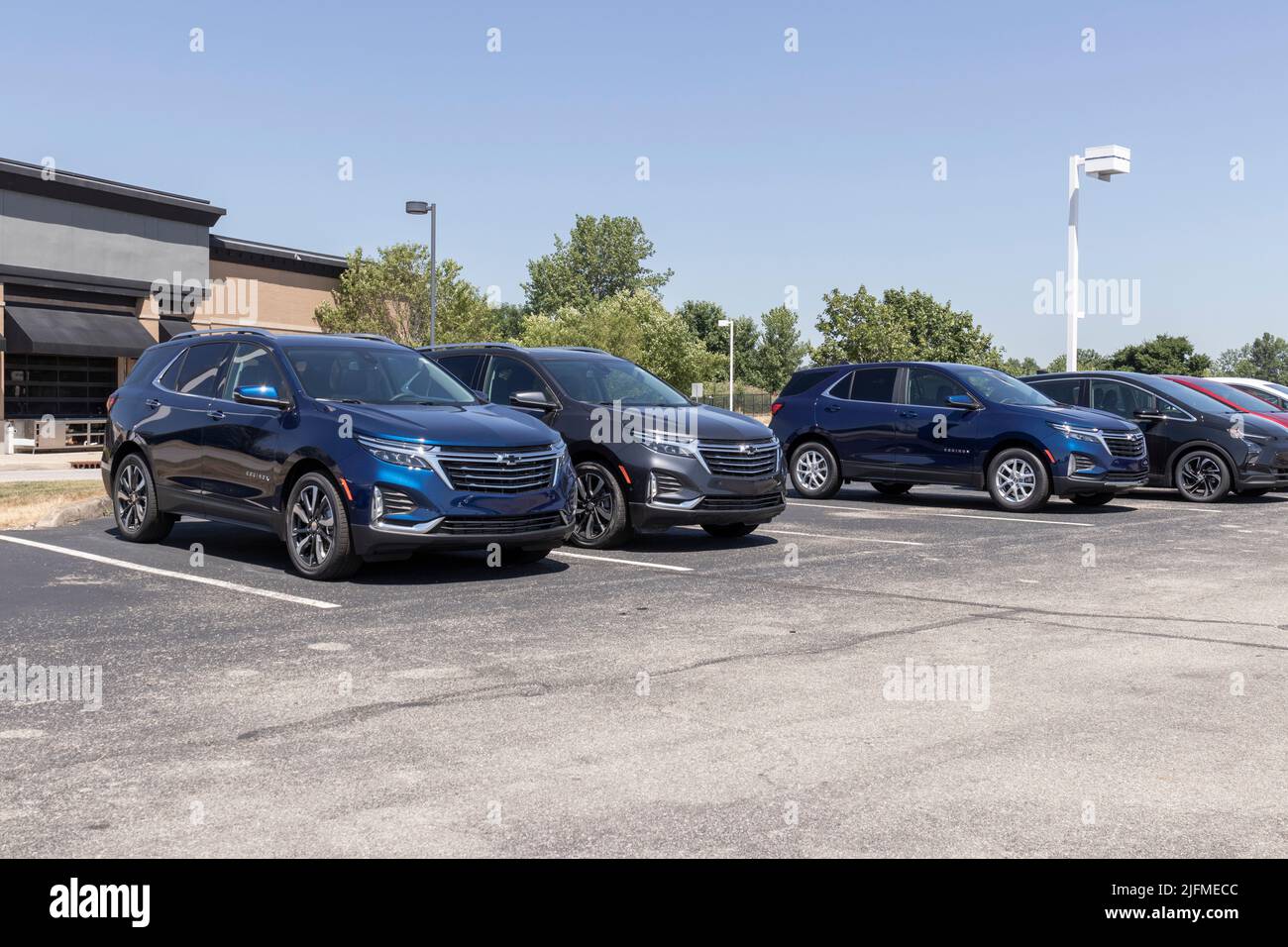 Plainfield Circa July 2022 Chevrolet Equinox Display At A Dealership