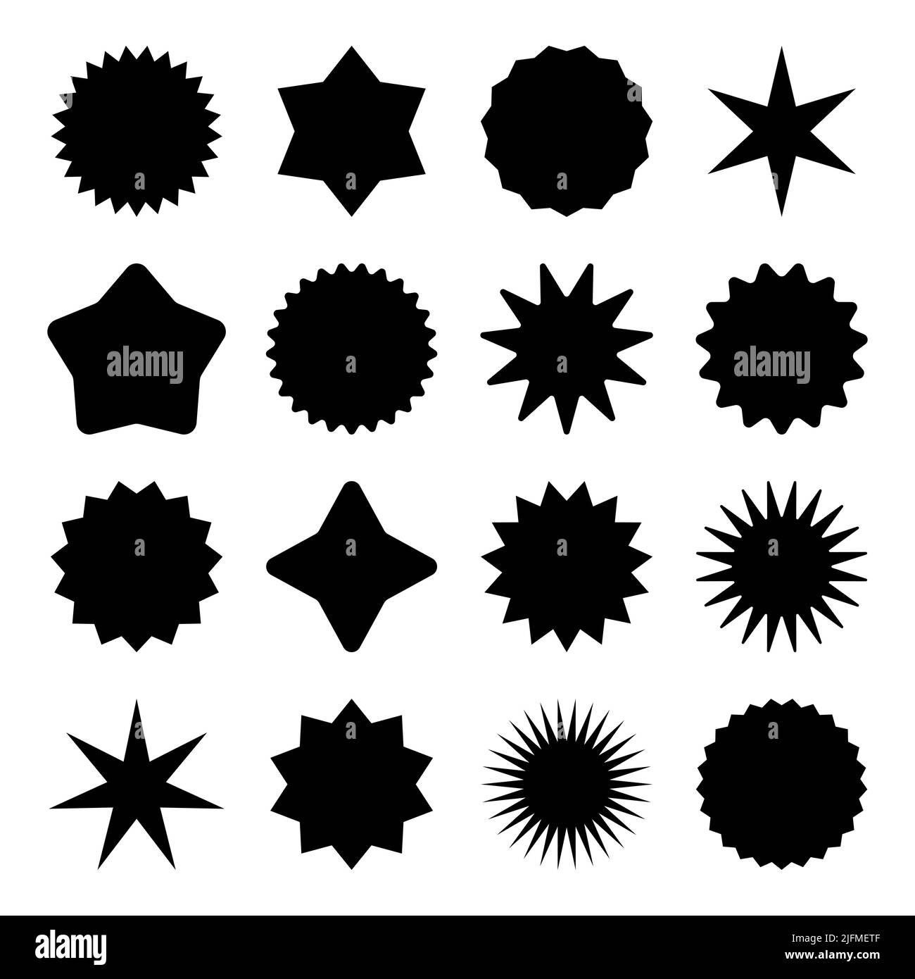 Retro stars, sunburst symbols. Vintage sunbeam icons. Black shopping ...