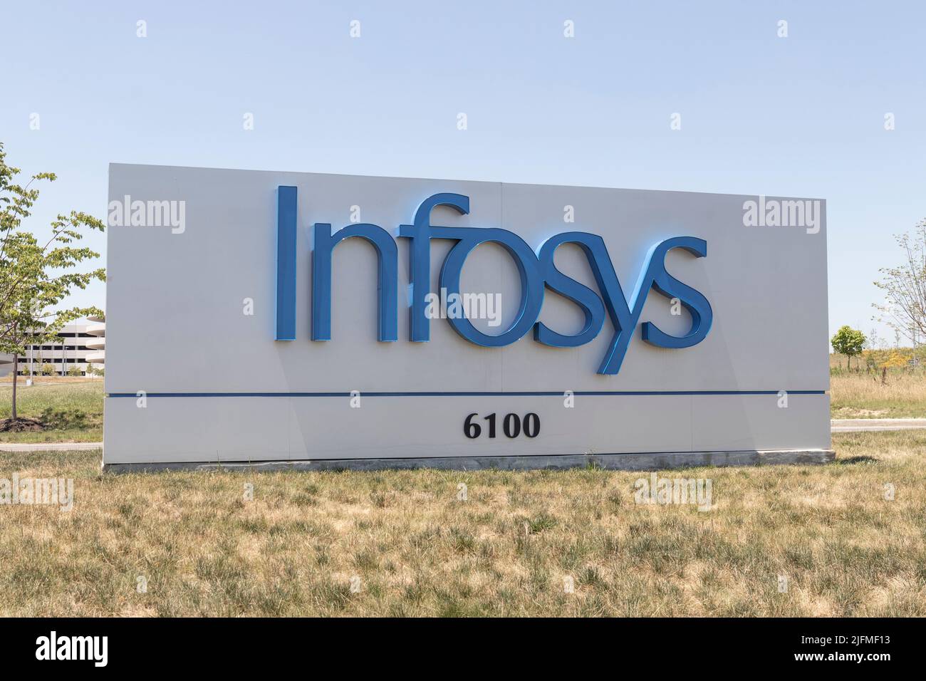 Indianapolis - Circa July 2022: Infosys U.S. Education Center. Infosys ...
