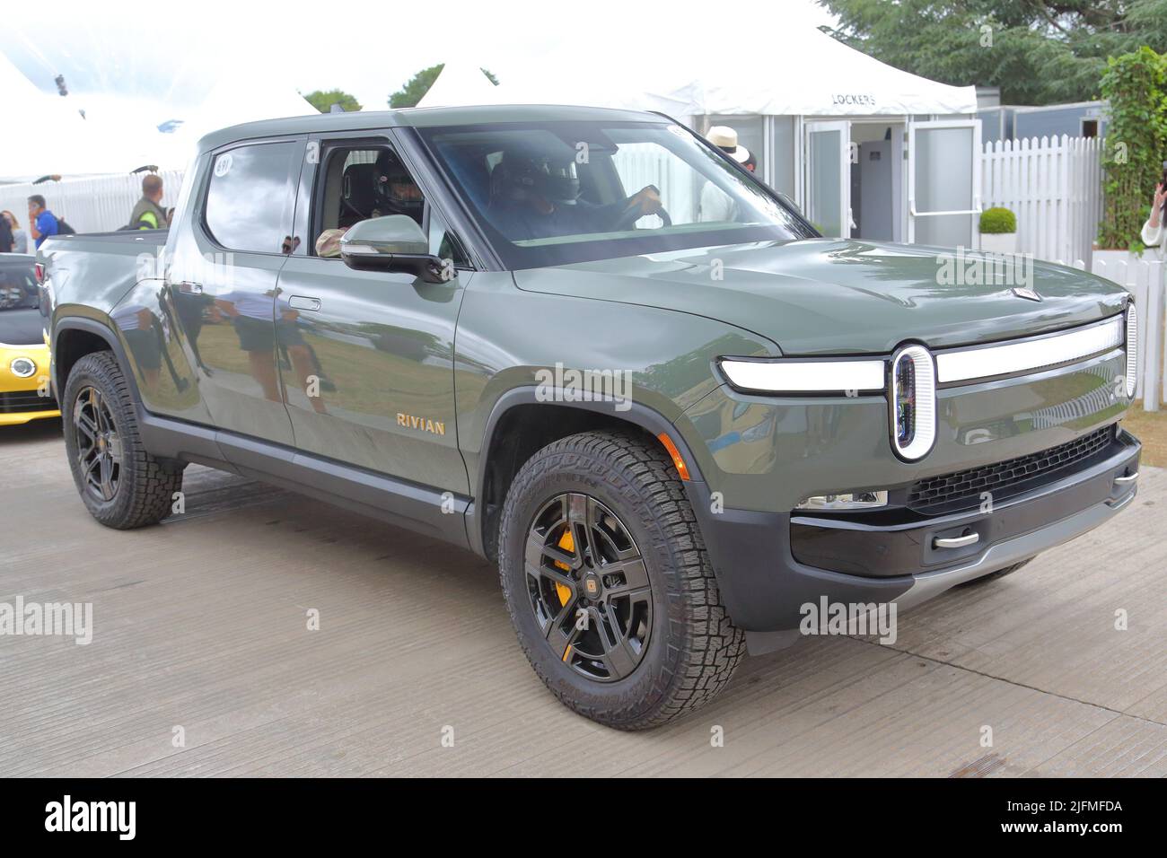 Rivian R1T electric sports utility truck at the Festival of Speed 2022 ...