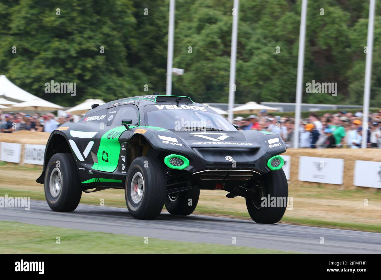 The Extreme E rally car of Veloce Racing at the Festival of Speed 2022 ...
