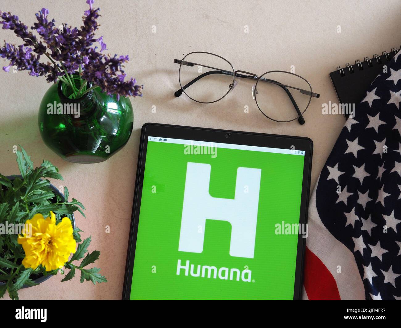 Humana logo hi-res stock photography and images - Alamy