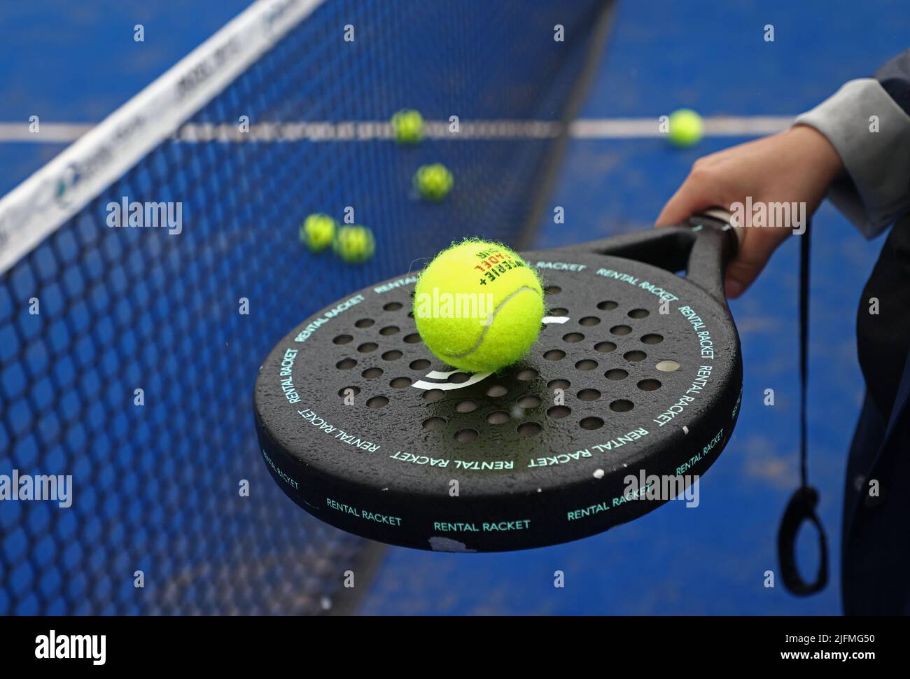 Padel rack hi-res stock photography and images - Alamy