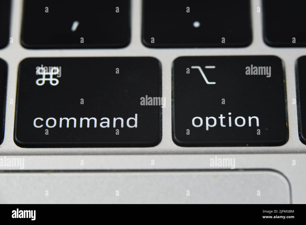 Den Helder, Netherlands. June 2022. Close up of some keys of a keyboard ...