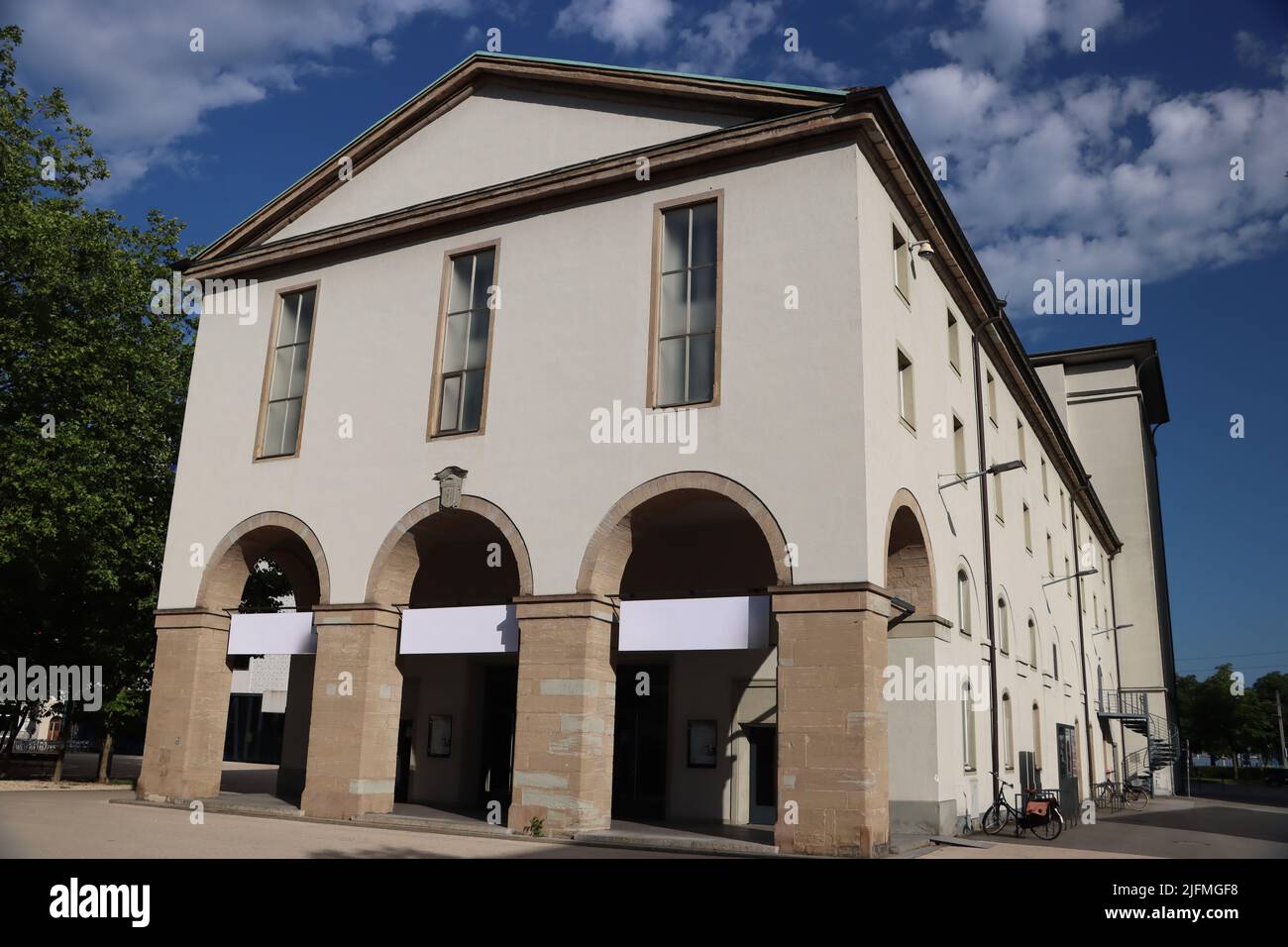 city of bregenz in austria in summertimg with downtown impressions of ...