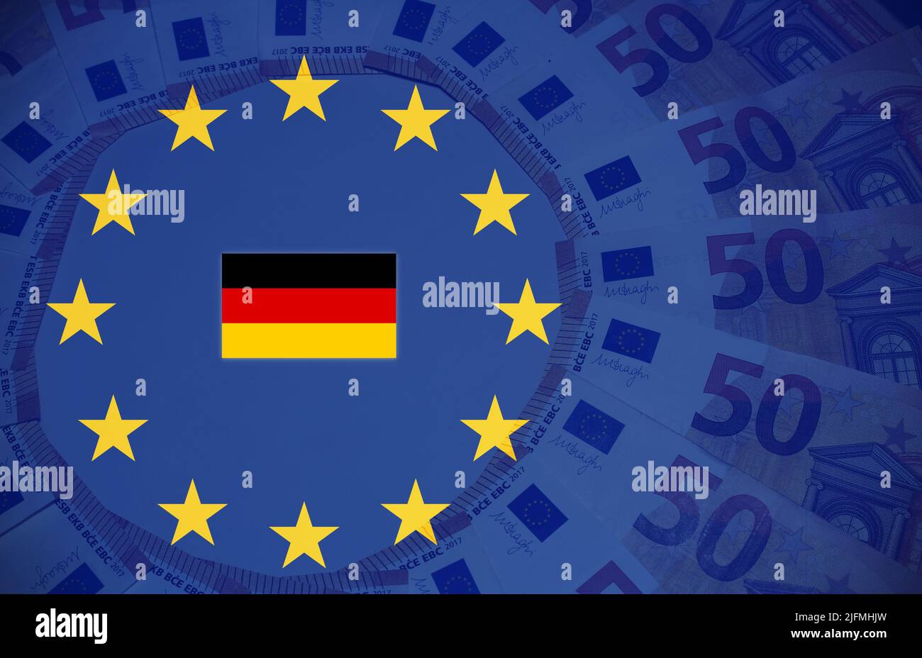 Europe germany flag banknotes hi-res stock photography and images - Alamy