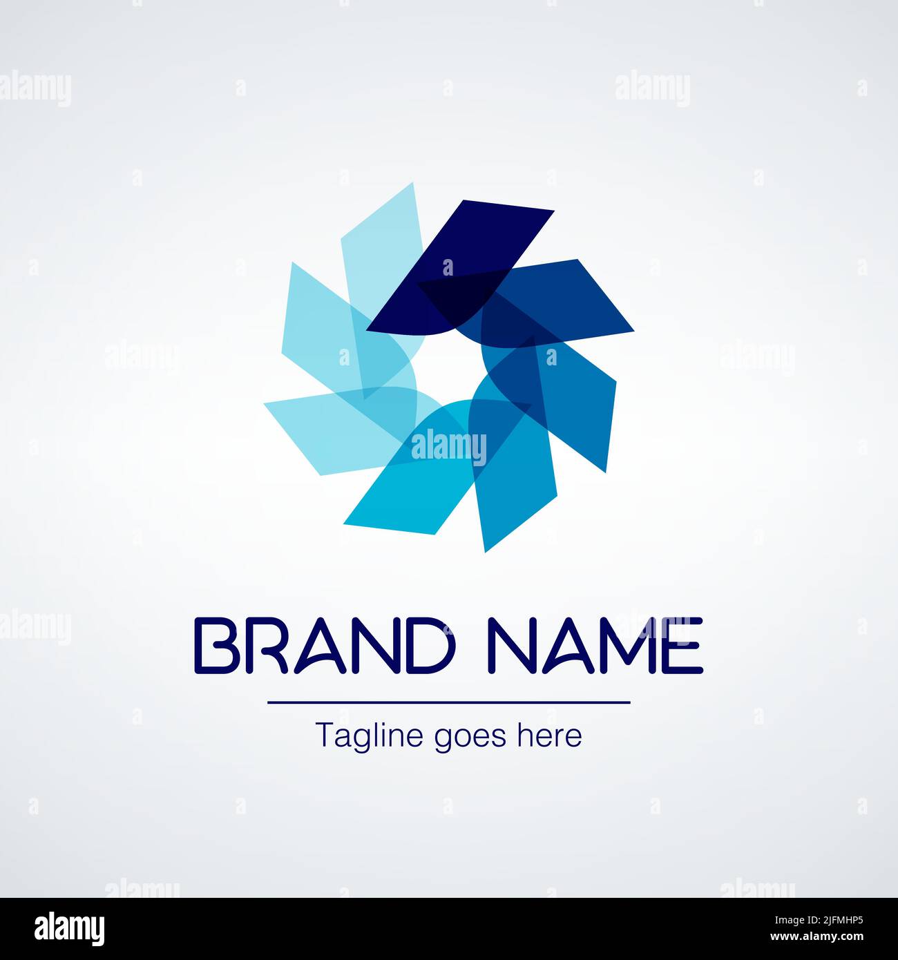 Vector abstract circle round colorful swirl origami logo design ...